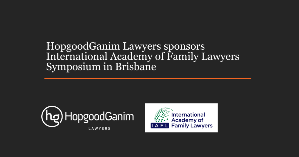 HopgoodGanim Lawyers sponsors International… | HopgoodGanim Lawyers