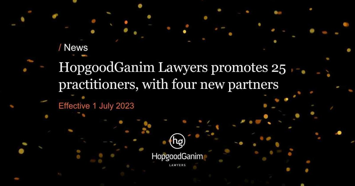 HopgoodGanim Lawyers promotes 25… | HopgoodGanim Lawyers